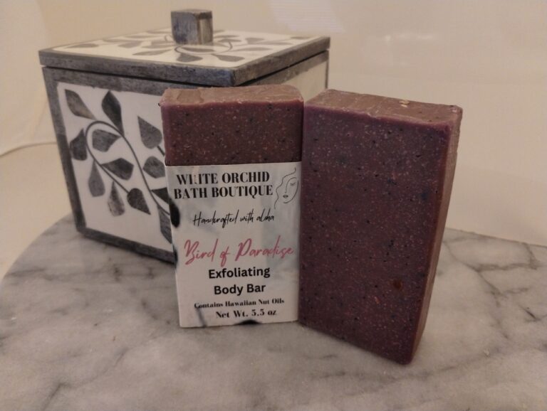 HAWAIIAN BIRD OF PARADISE Body Bar – White Orchid Bath Boutique